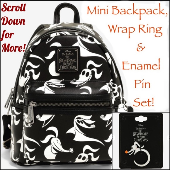 Loungefly Bags | Loungefly Nbc Zero Mini Backpack Ring Pin Set | Poshmark